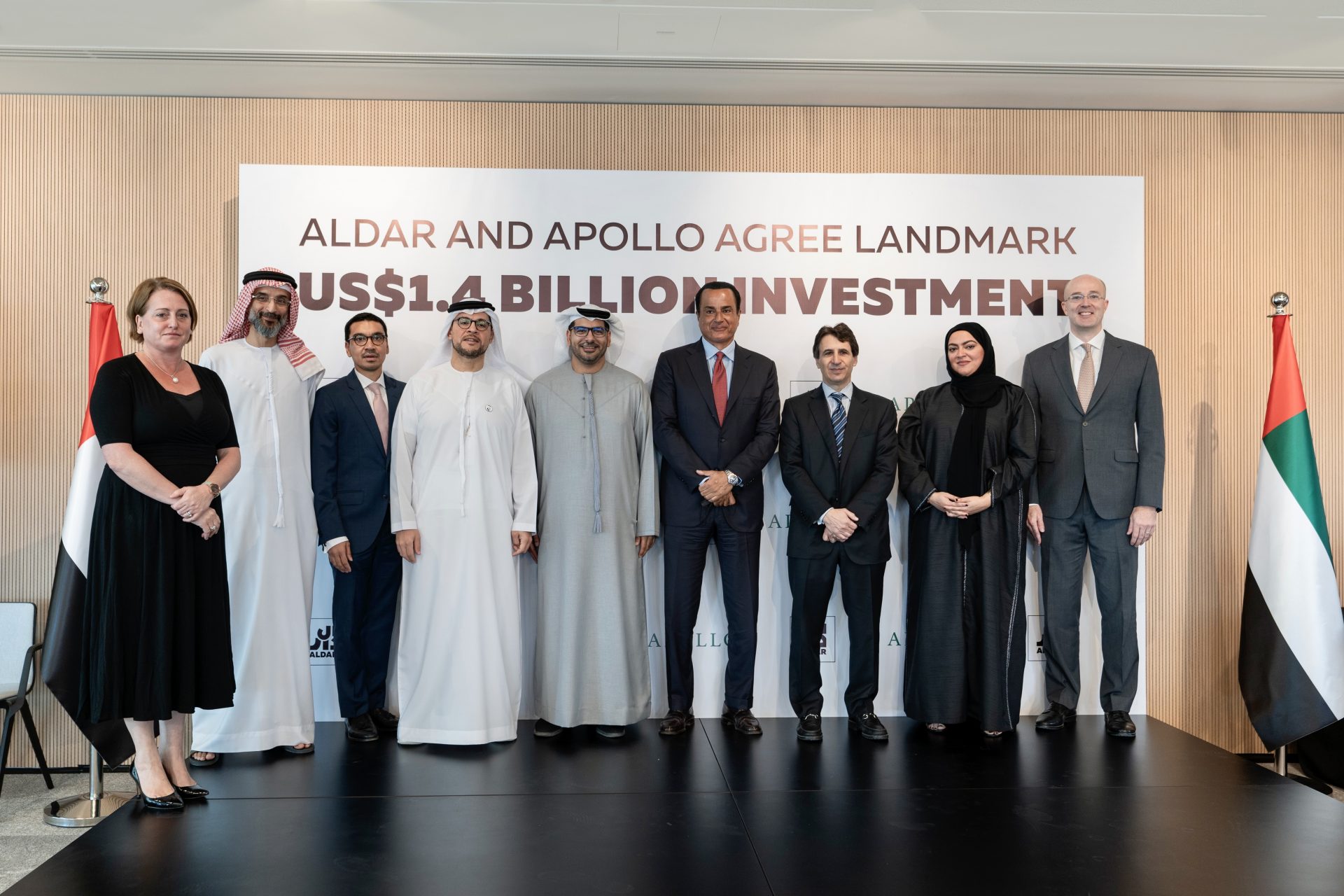 Apollo invests in Aldar through landmark $1.4bn transaction Apollo invests in Aldar through landmark $1.4bn transaction