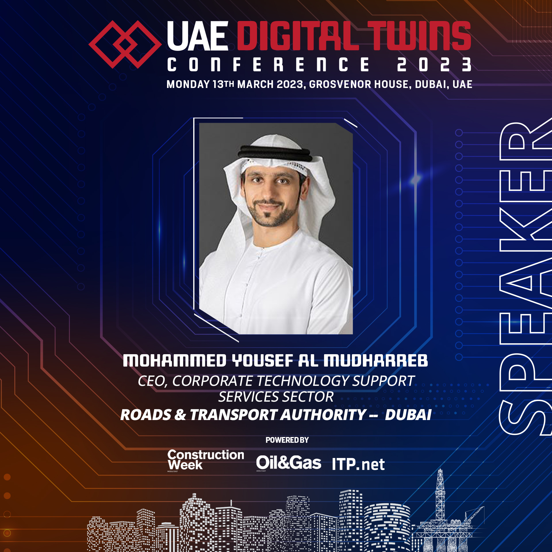 Rtas Mohammed Yousef Al Mudharreb To Discuss Digital Twins And The