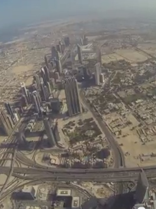 Video: Photographer climbs Burj Khalifa for shoot - Videos ...
